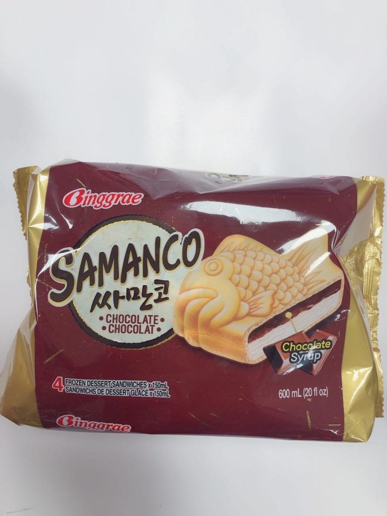 Samanco Chocolate Ice Cream Sandwich 2PK 三明治巧克力雪糕 – Kazy Japanese